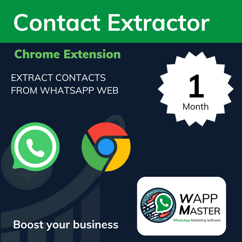 Free WhatsApp Contact Extractor Chrome Extension by WAppMaster - WAppMaster